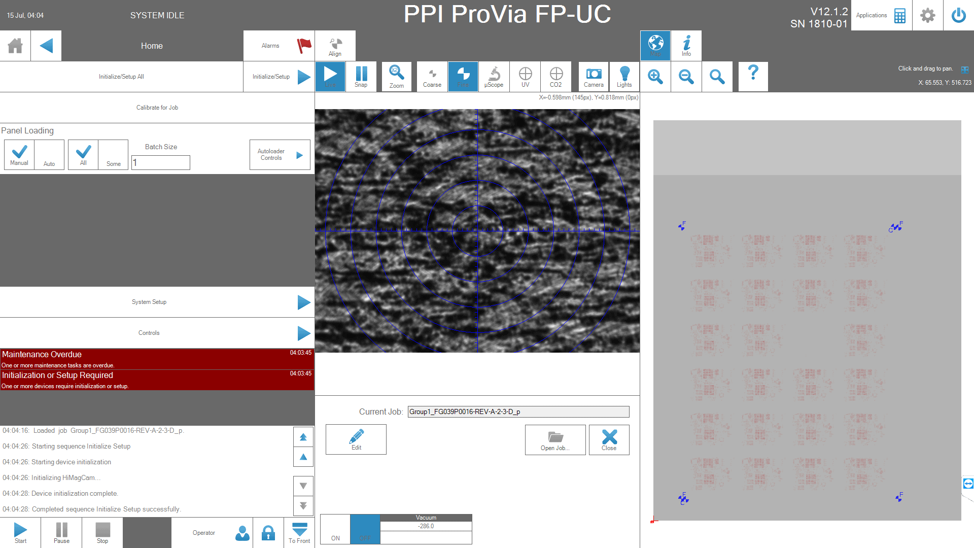 PROVIA OPTIONS PAGE • PPI